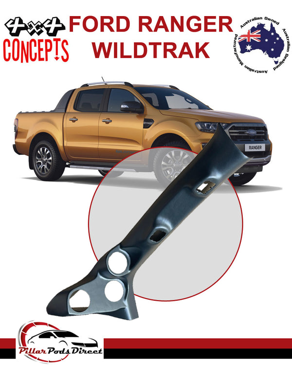 FORD RANGER PX2 WILDTRAK 3 GAUGE PILLAR POD FACTORY CREAM (52MM) 2015 ...