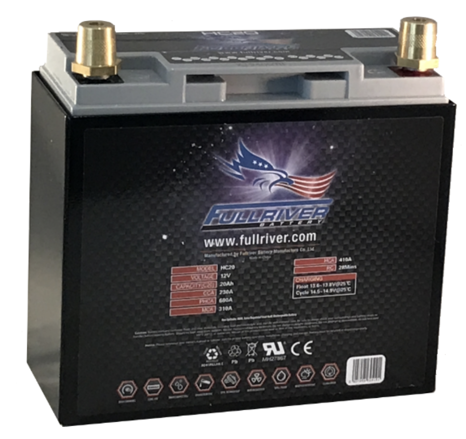 FULLRIVER HC SERIES HC20 (PC680) AGM 12V 230A HEAVY DUTY BATTERY – THE ...