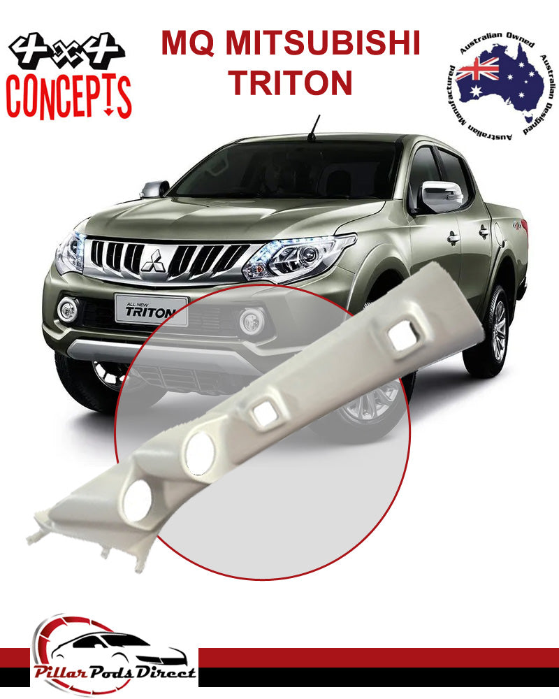 MQ MITSUBISHI TRITON 2 GAUGE PILLAR POD PAINTED FACTORY GREY (NON AIR ...