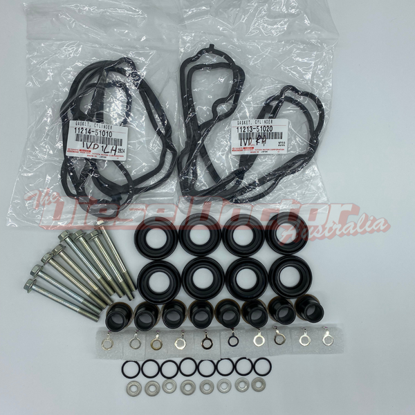 INJECTOR FITTING KIT ( ROCKER COVER GASKET KIT ) TO SUIT TOYOTA ( 1VD ...
