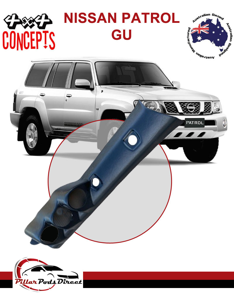 NISSAN PATROL GU 3 GAUGE PILLAR POD BLACK (GU3) – THE DIESEL DOCTOR ...