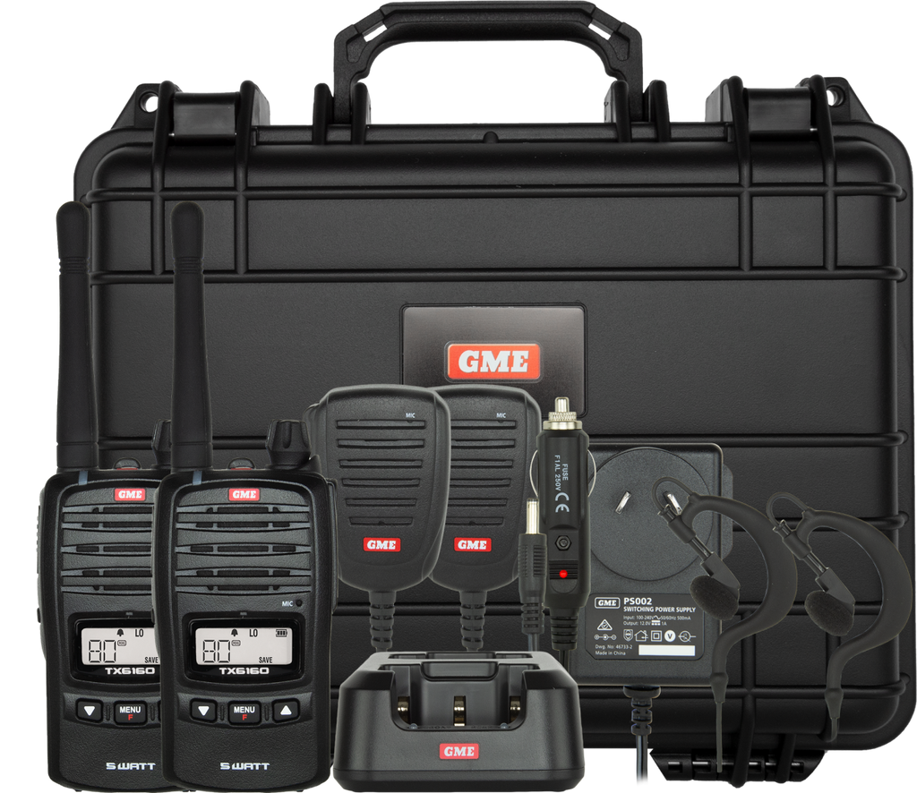 GME TX6160TP 5/1 WATT UHF CB HANDHELD RADIO - TWIN PACK – THE DIESEL ...